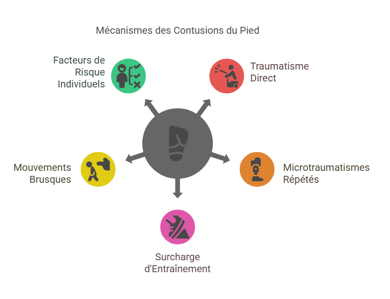Contusions du Pied : Comprendre et Traiter les Blessures
