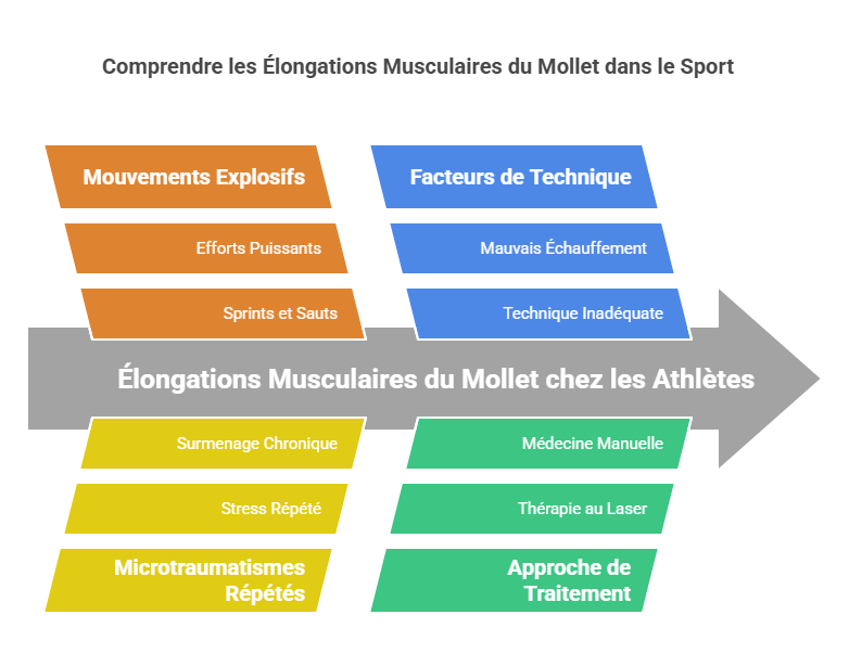 Élongations Musculaires du Mollet - Blessures Sportives